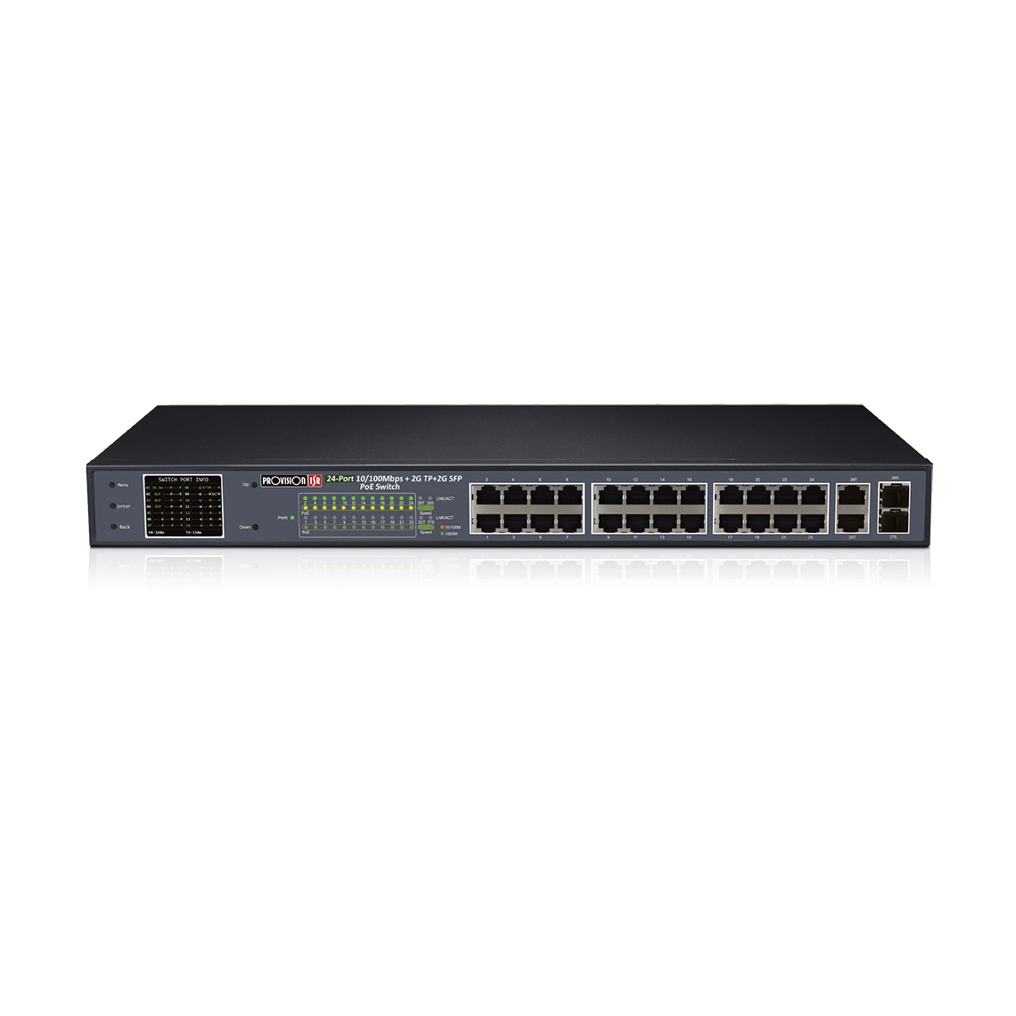 Kamerarendszerek (CCTV) :: PoE eszközök :: PROVISION-ISR PoE switch 24 ...